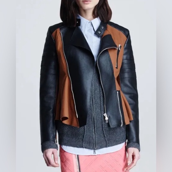3.1 Phillip Lim | Jackets & Coats | New 3 Philips Lim Feltleather Moto ...